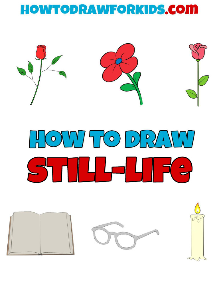 Still Life Drawing Worksheets | PDF