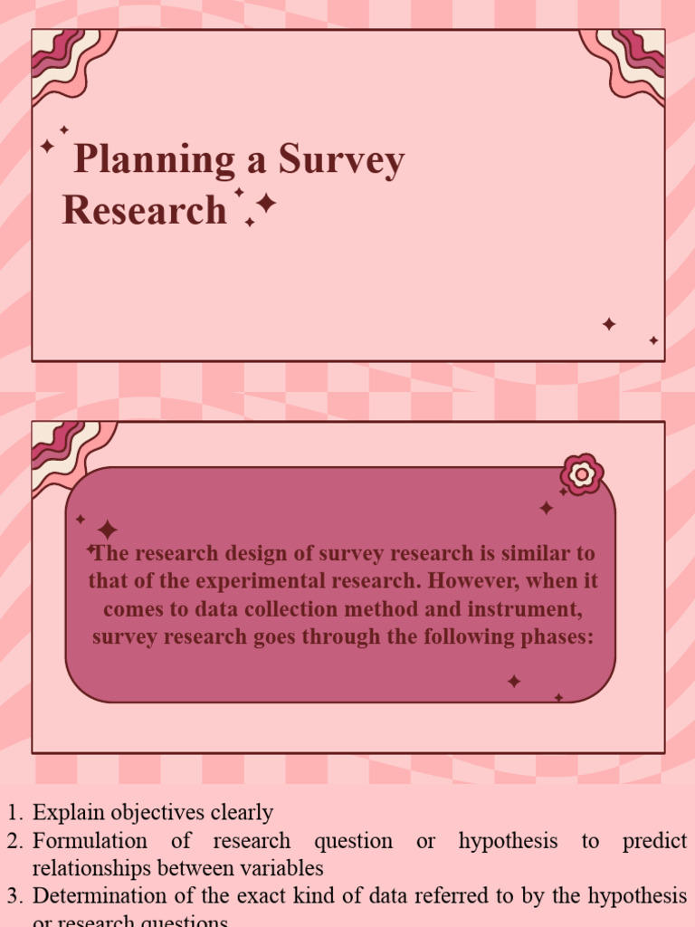 Survey Research Planning Guide | PDF | Survey Methodology | Methodology
