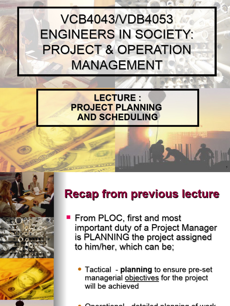 EIS POM Planning and Scheduling | PDF