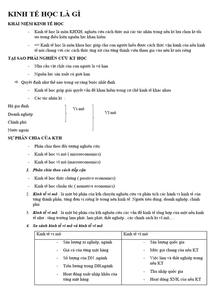 Lí thuyết KTVM | PDF