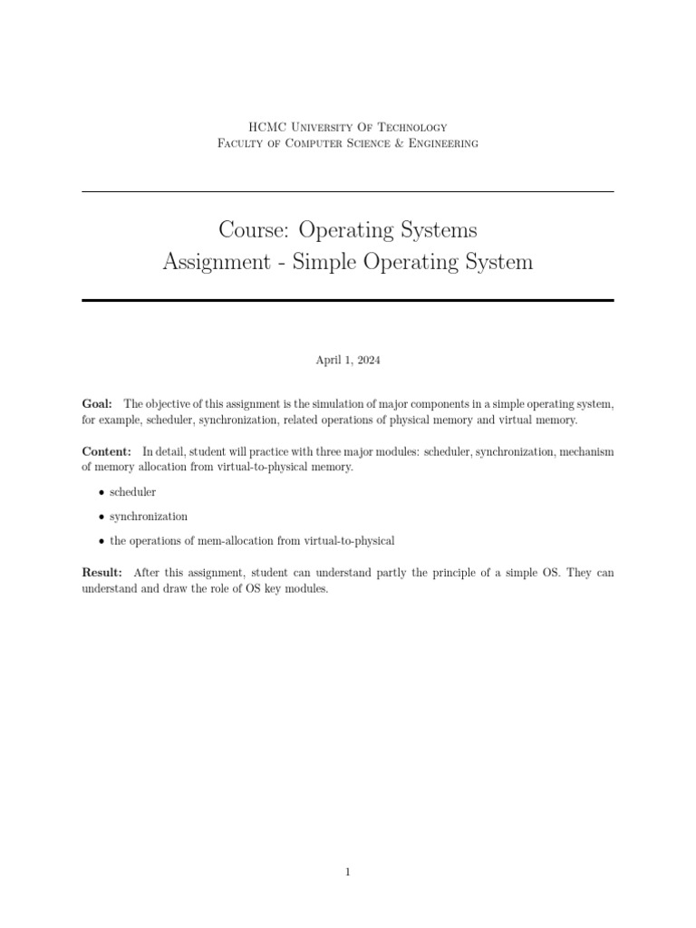 Assignment2 TLB HK241 | PDF | Cpu Cache | Process (Computing)