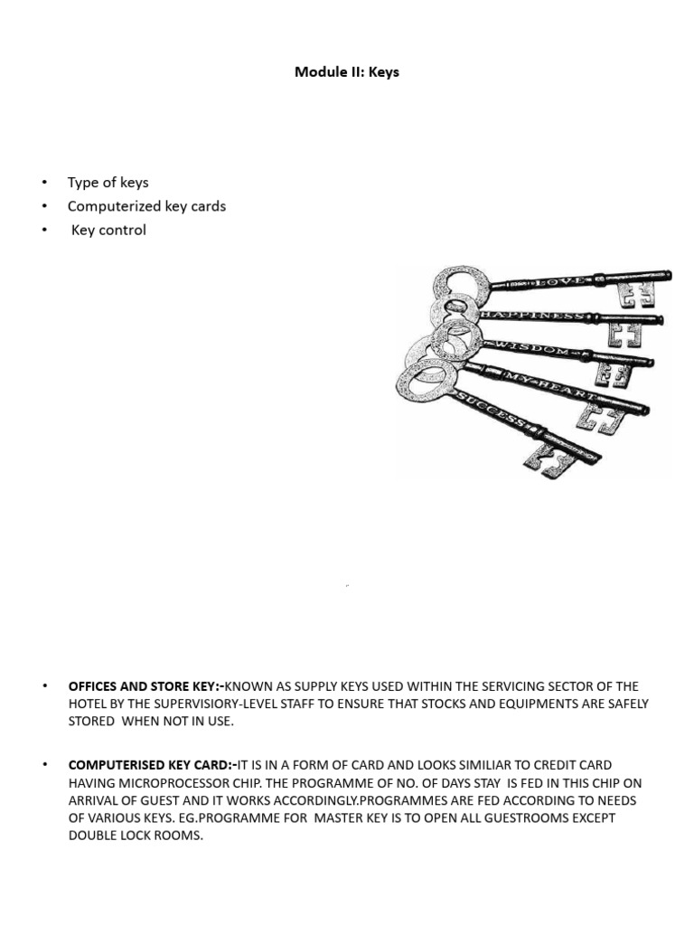 Keys | PDF | Computing