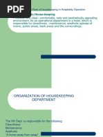 Housekeeping Organizational Chart | PDF