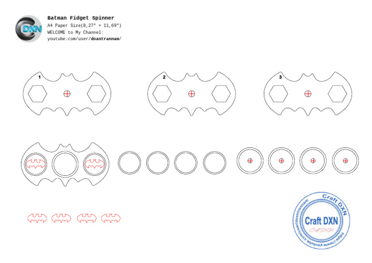 Batman Fidget Spinner | PDF