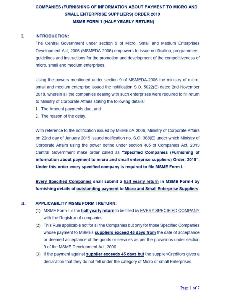 MSME Brief Note With FAQs - Updates | PDF | Small And Medium Sized ...