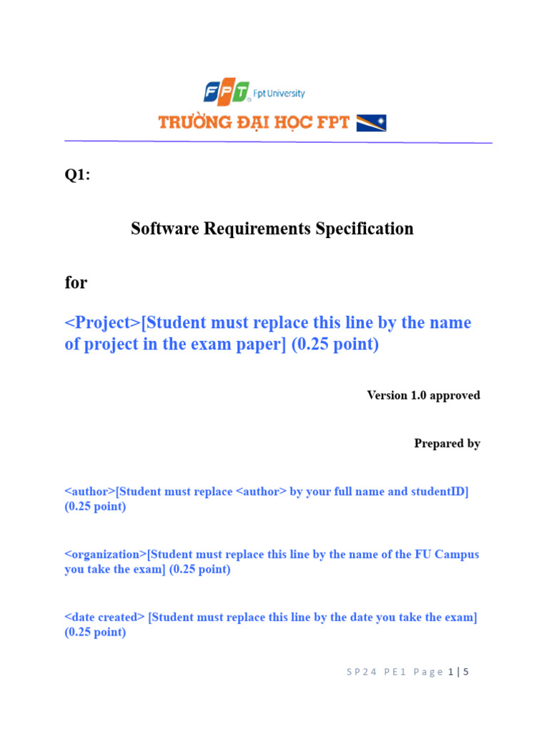 SWR302 SP24 PE1 Template | PDF | Computing