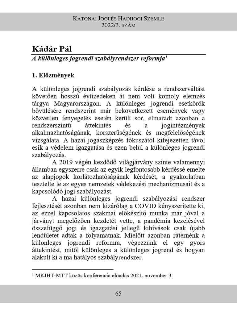 EPA02511 Katonai Jogi Szemle 2022 3 065-090 | PDF