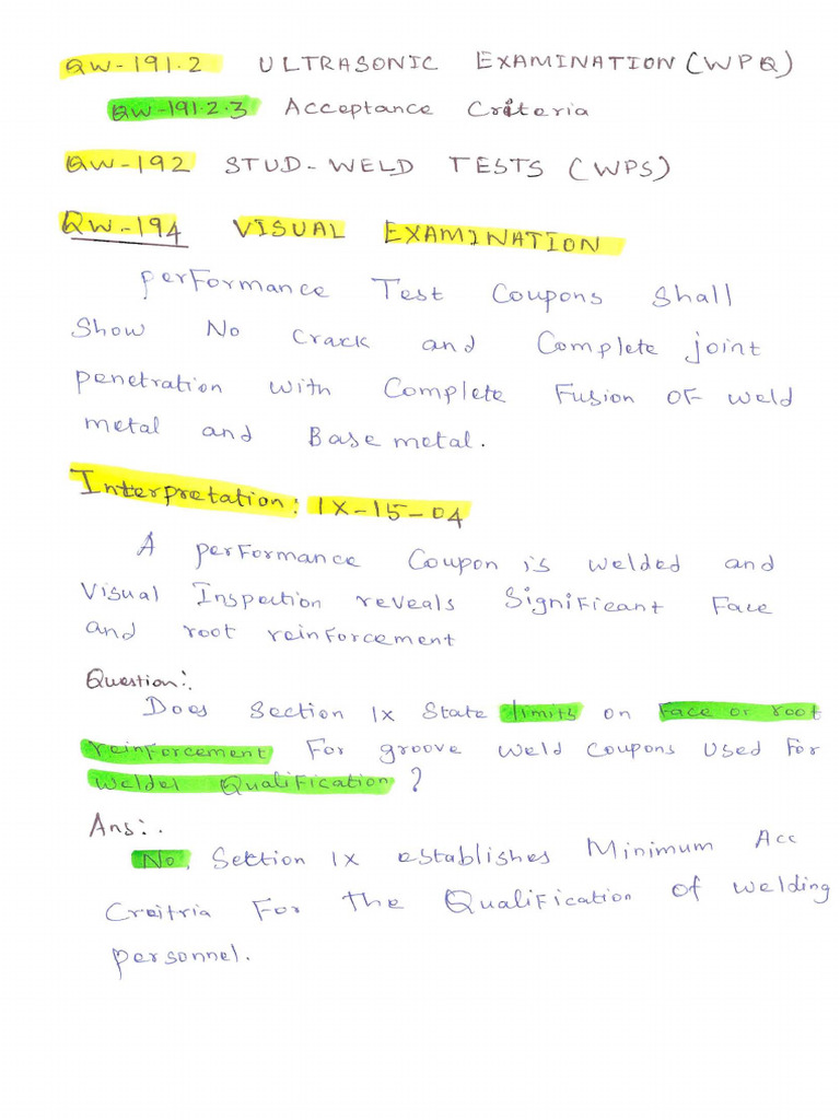 ASME NOTES - Part12 | PDF
