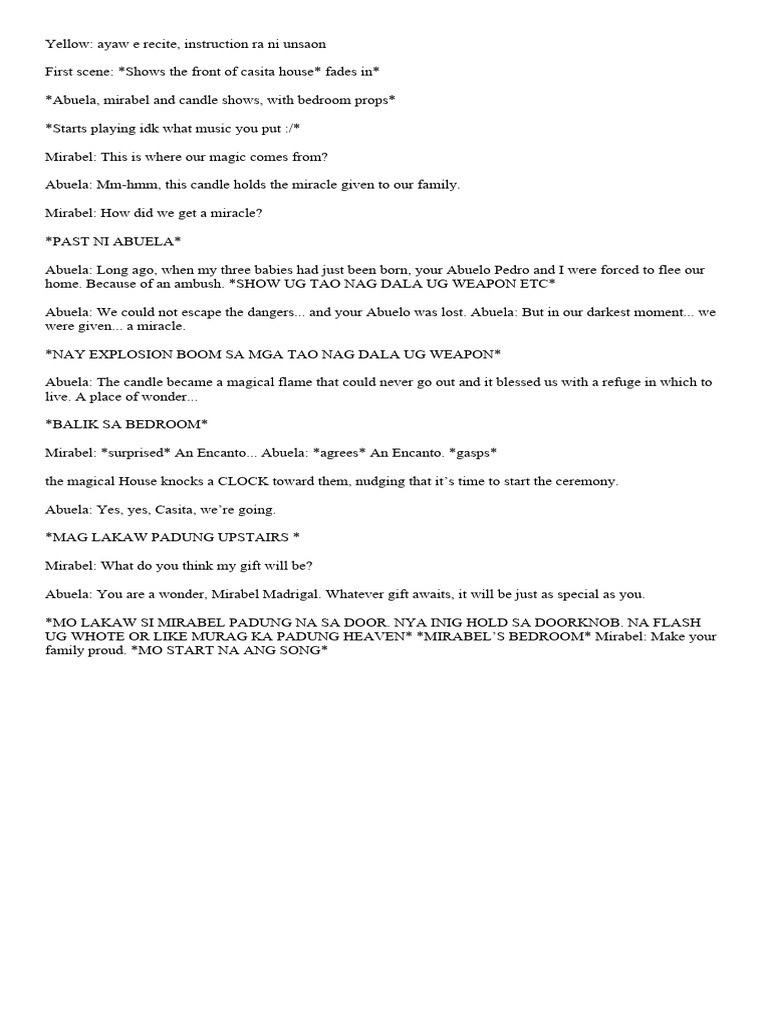 Encanto's Magical Family Journey | PDF