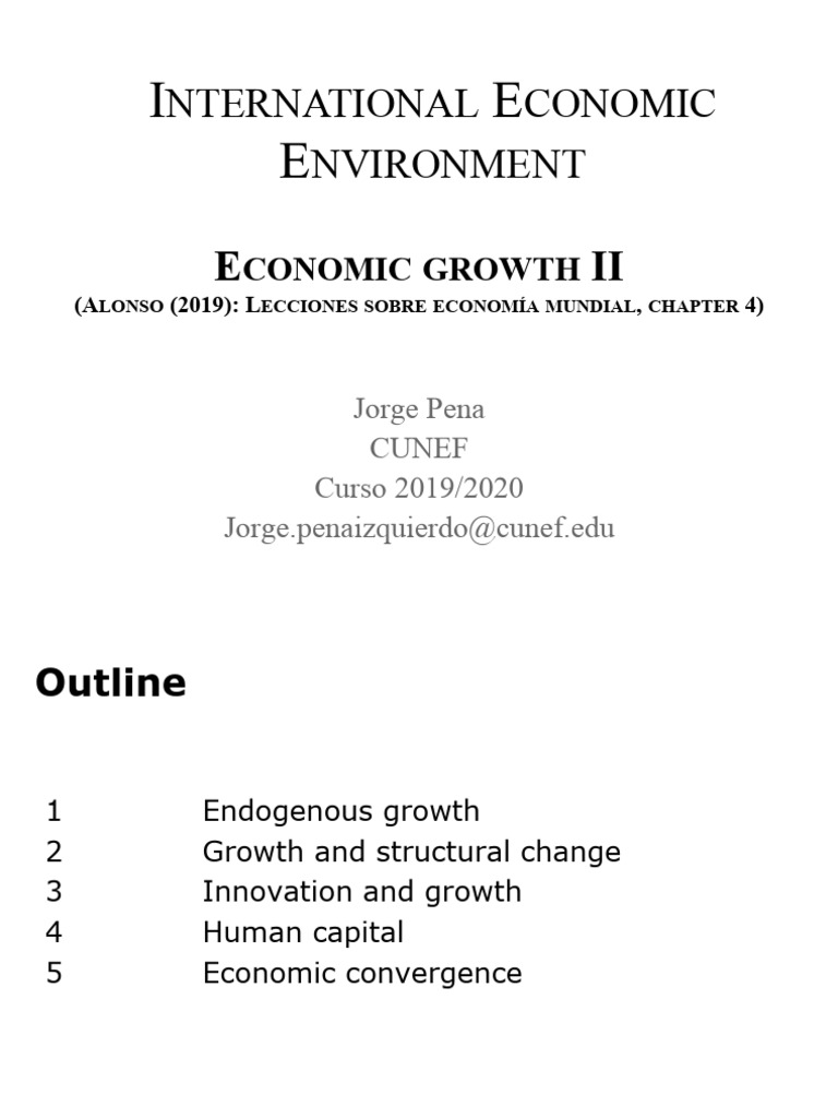 3_Economic growth II | PDF | Economic Growth | Demand