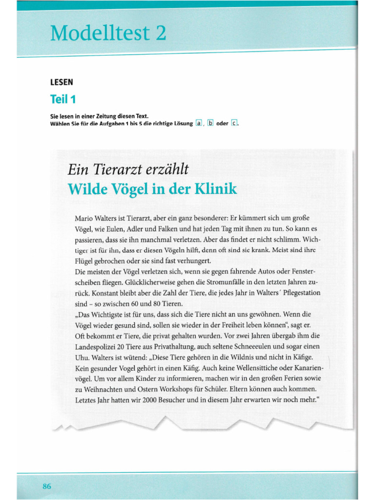 Modelltest 2 08 | PDF