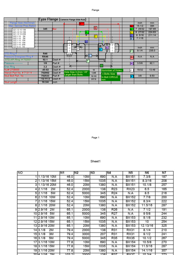 Flange Slide Rule13 5.8 10M | PDF | Plumbing