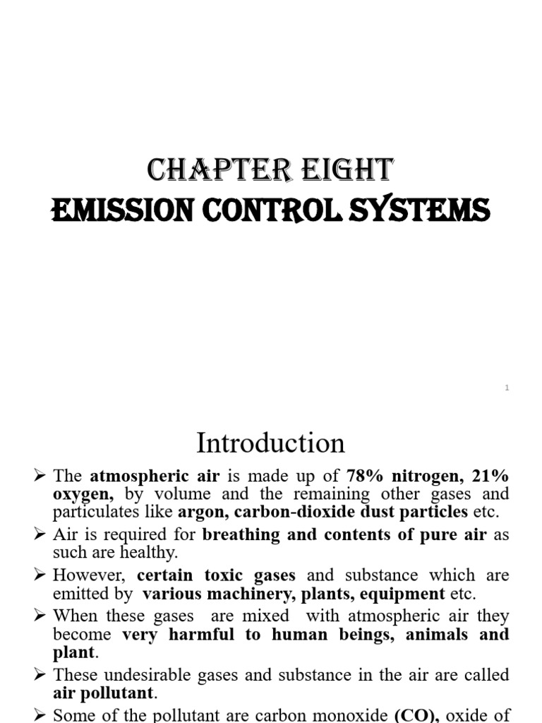 MEng3102 Chapter 8 | PDF | Exhaust Gas | N Ox