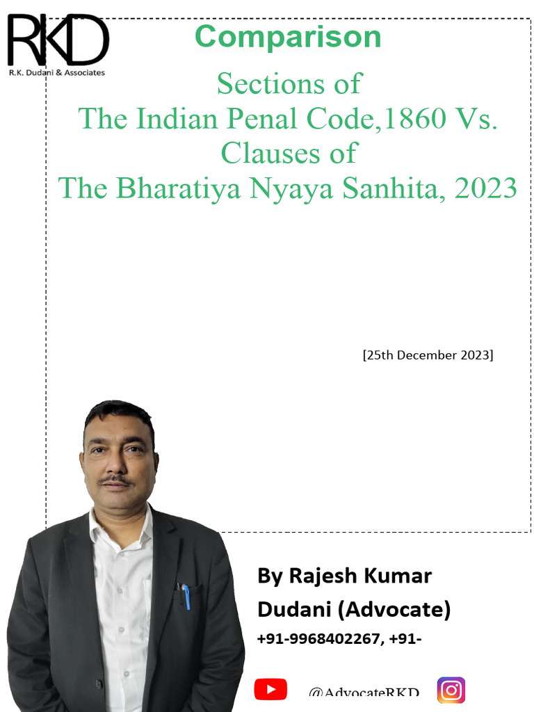 Comparative - IPC - by Advocate RKD | PDF | Aiding And Abetting | Fine ...