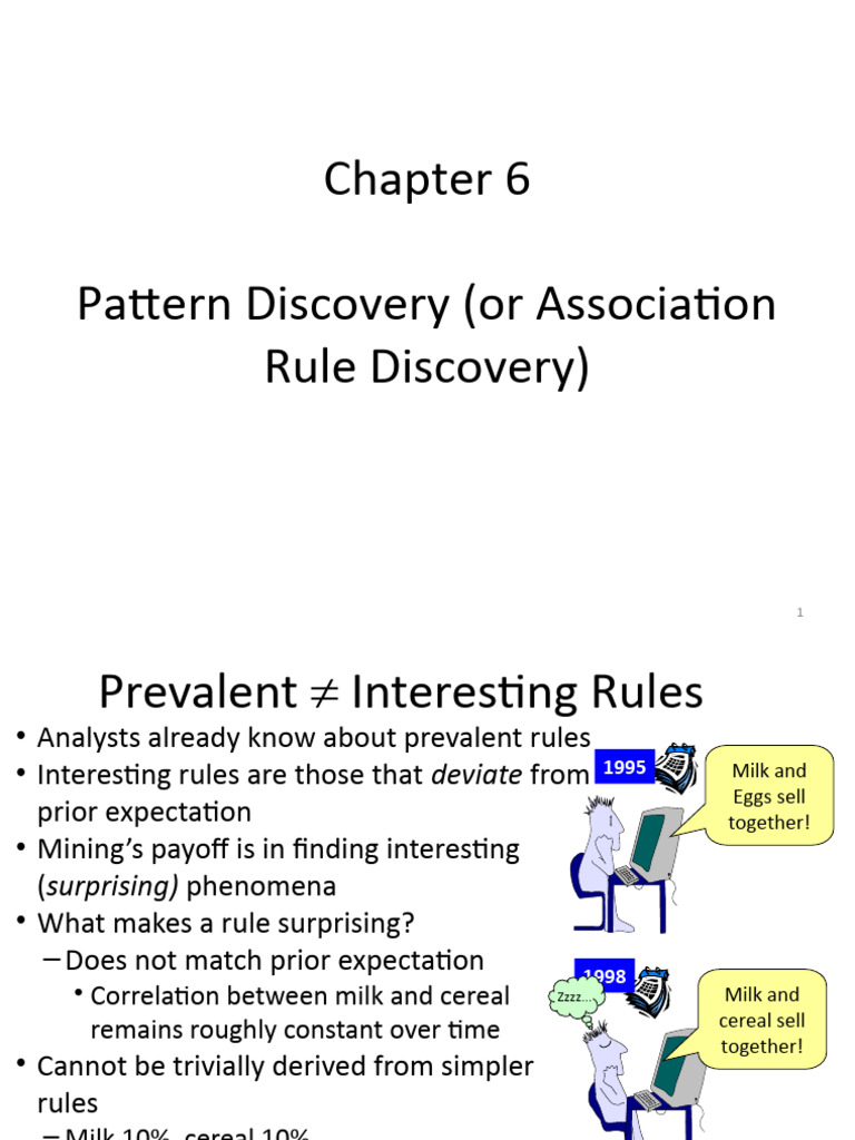 DM Chapter 6 (Association) | PDF | Data Management | Algorithms