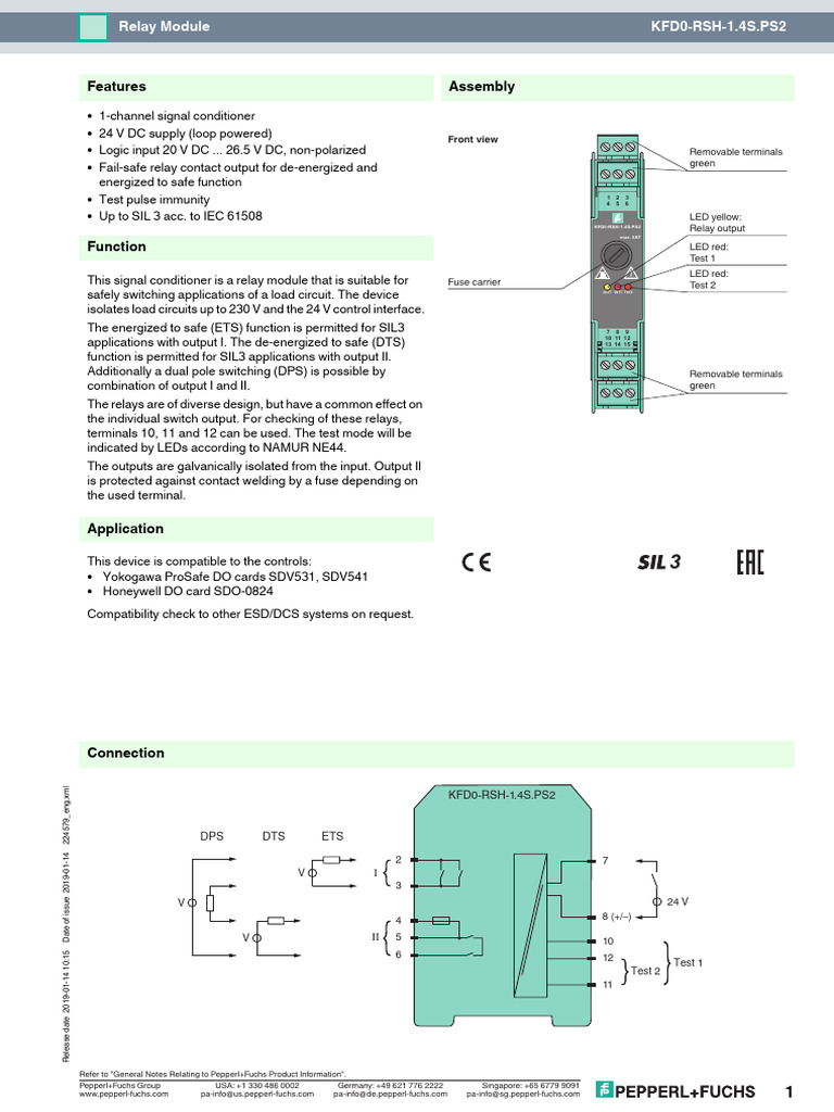 Assembly Features: Removable Terminals Green | Download Free PDF ...