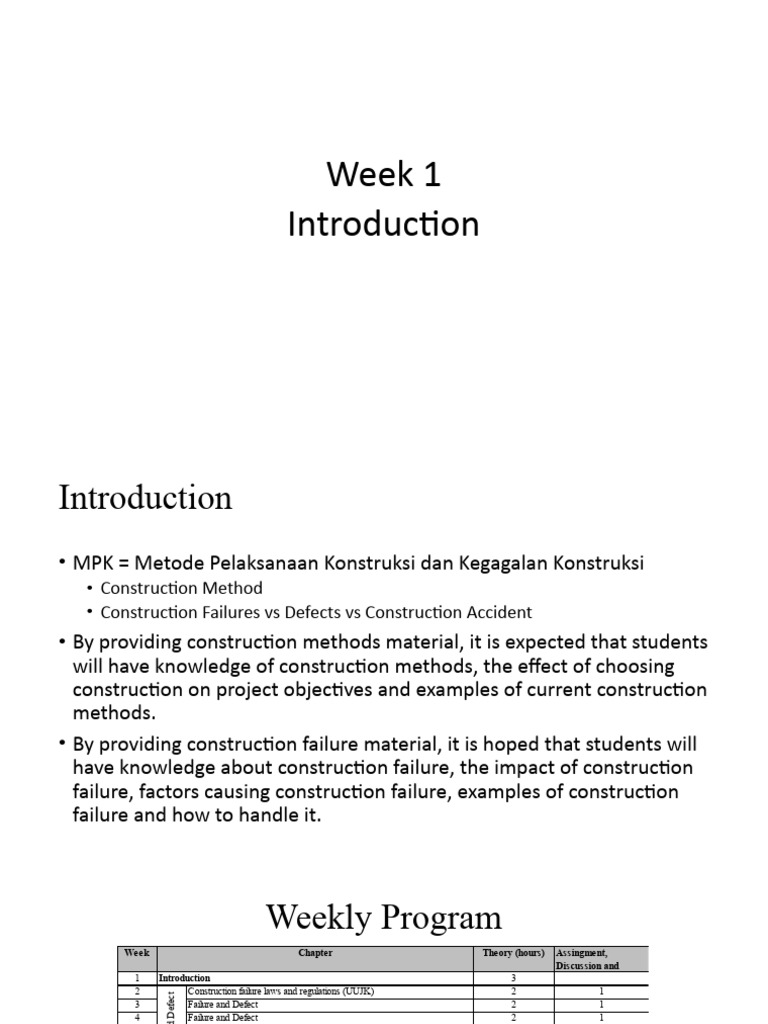 W1 Introduction | PDF
