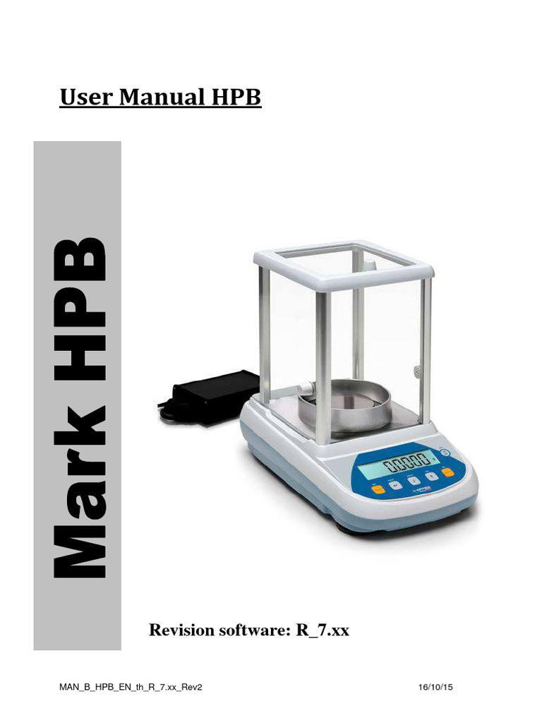 Man B HPB en TH R 7.xx Rev2 | PDF | Weight | Calibration