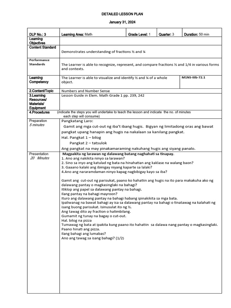 Math-Dlp Q3-W1 | PDF