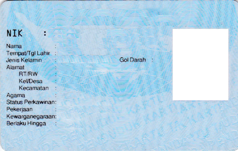 Desain KTP PNG | PDF