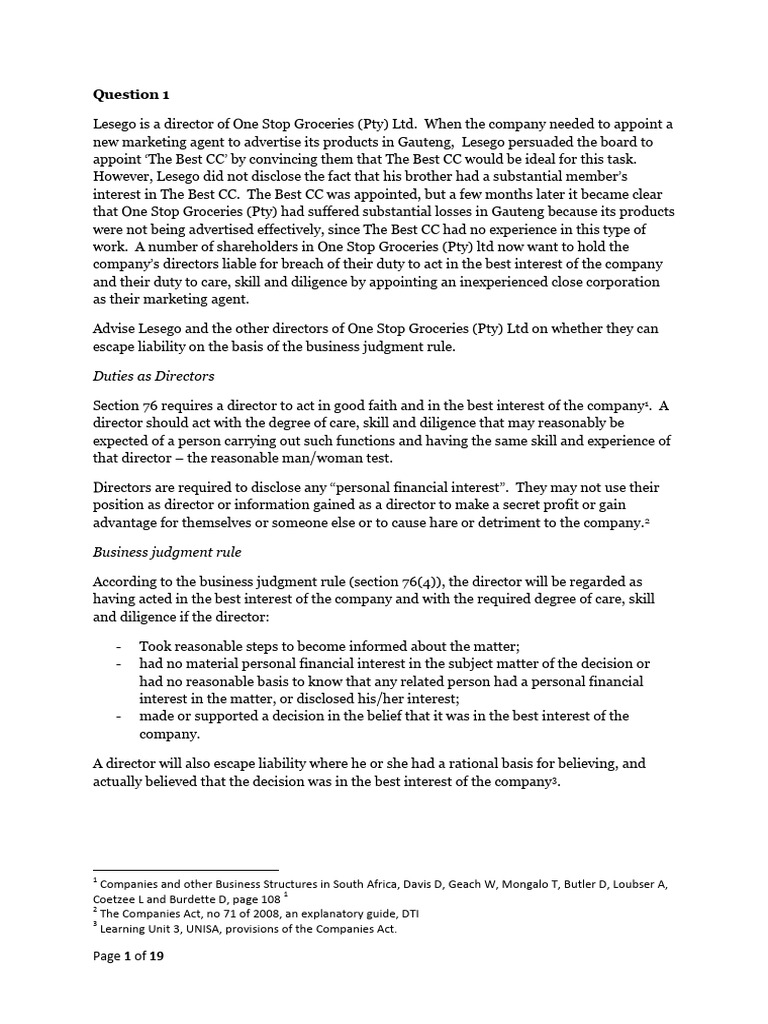 LML4806-questions and Proposed Answers | PDF | Insider Trading | Audit