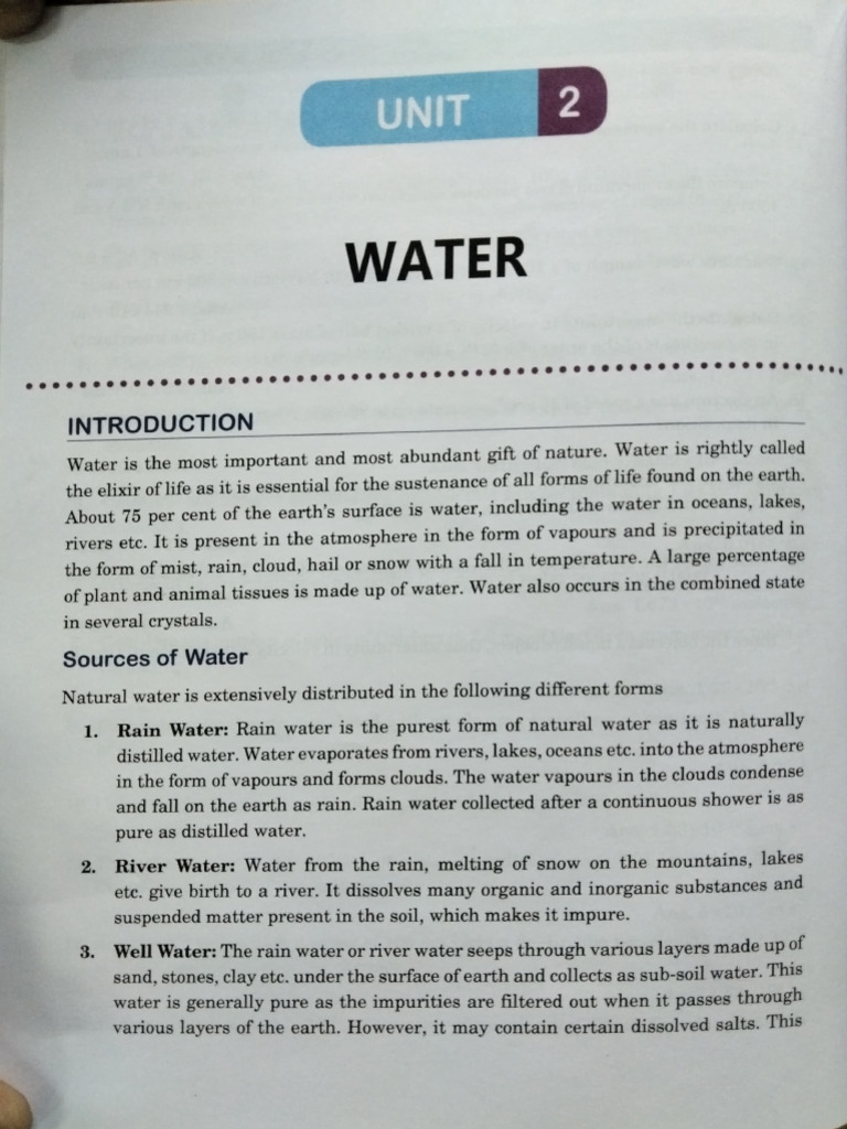 Ch-2 Water | PDF