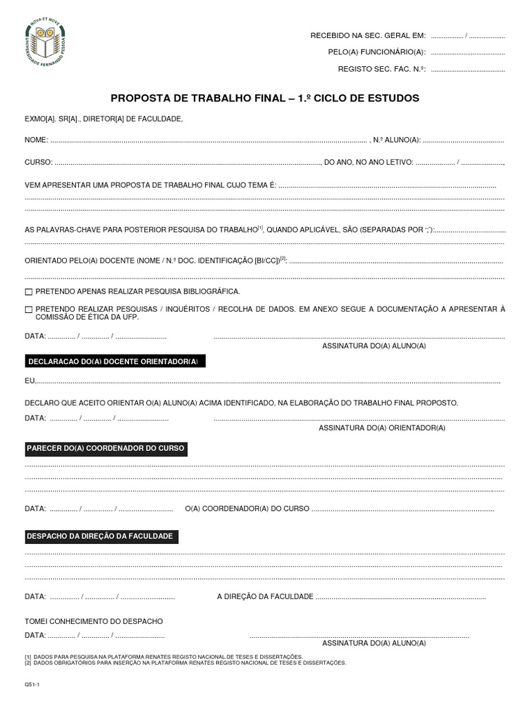 Q51 Proposta Trabalho Final | PDF