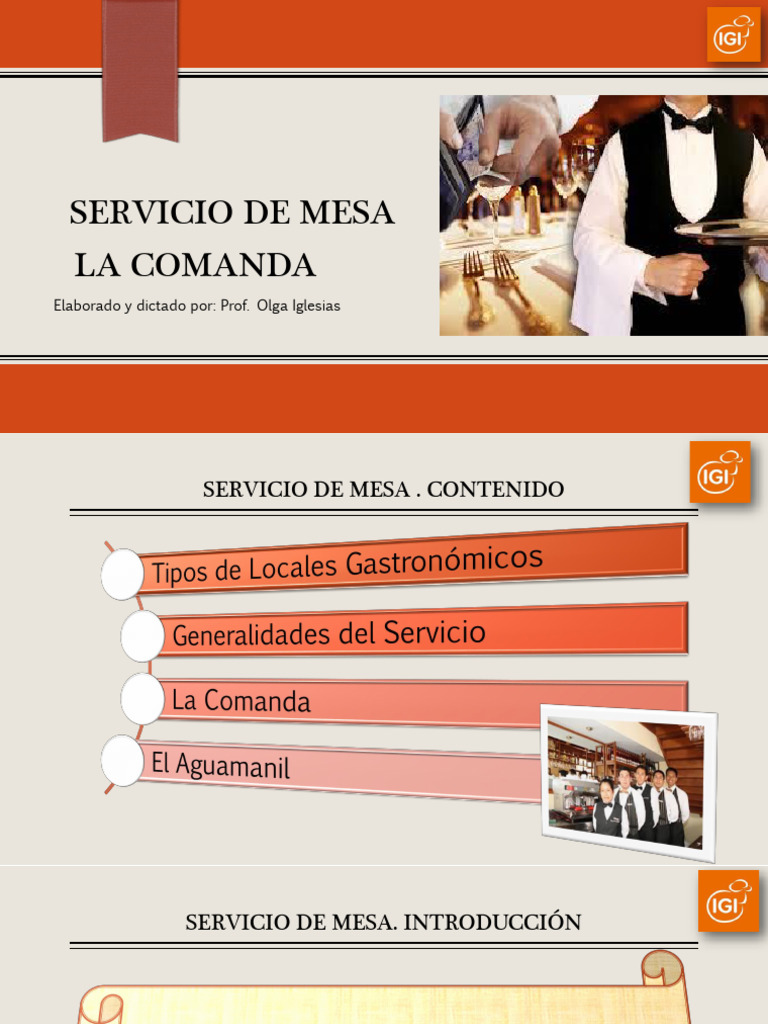 Clase 4 (Gastronomía) La Comanda | PDF | Restaurantes | Comida rápida