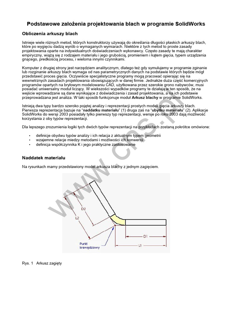 Modelowanie Blach cz.1 | PDF