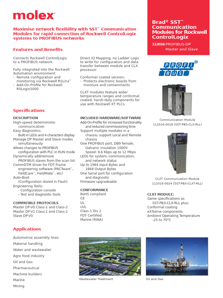 Brad SST Communication Modules For Rockwell Controllogix | PDF | Programmable Logic Controller ...
