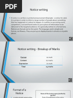Class 12 Notice Writing Guidelines | PDF | Question | Signature