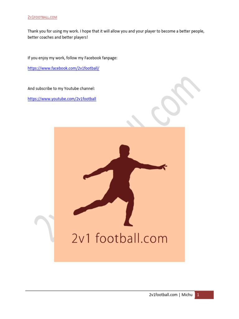 2v1 Football - Com - Counter Attack1 | PDF | Defender (Association ...