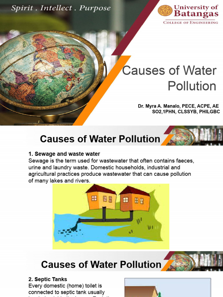 Causes of Water Pollution | PDF | Water Pollution | Water