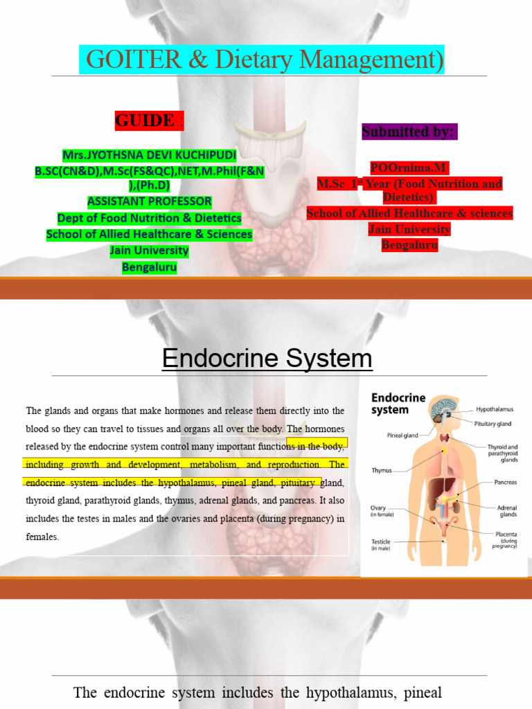 Conquering Goiter: A Nutritional Approach | PDF | Thyroid | Thyroid Disease