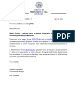 RBI Prudential Norms on Income Recognition | PDF | Banks | Mark To ...