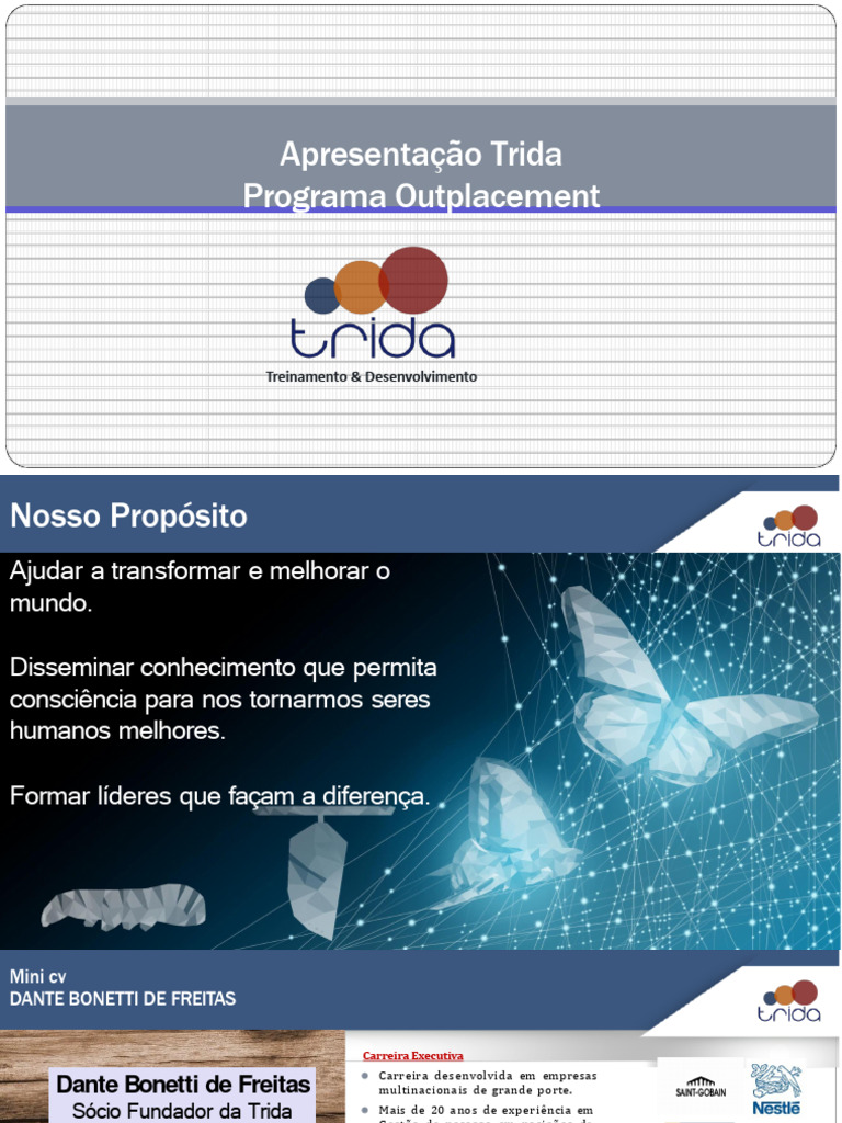 Proposta Trida Programa Outplacement | PDF | Carreira e Crescimento | Negócios