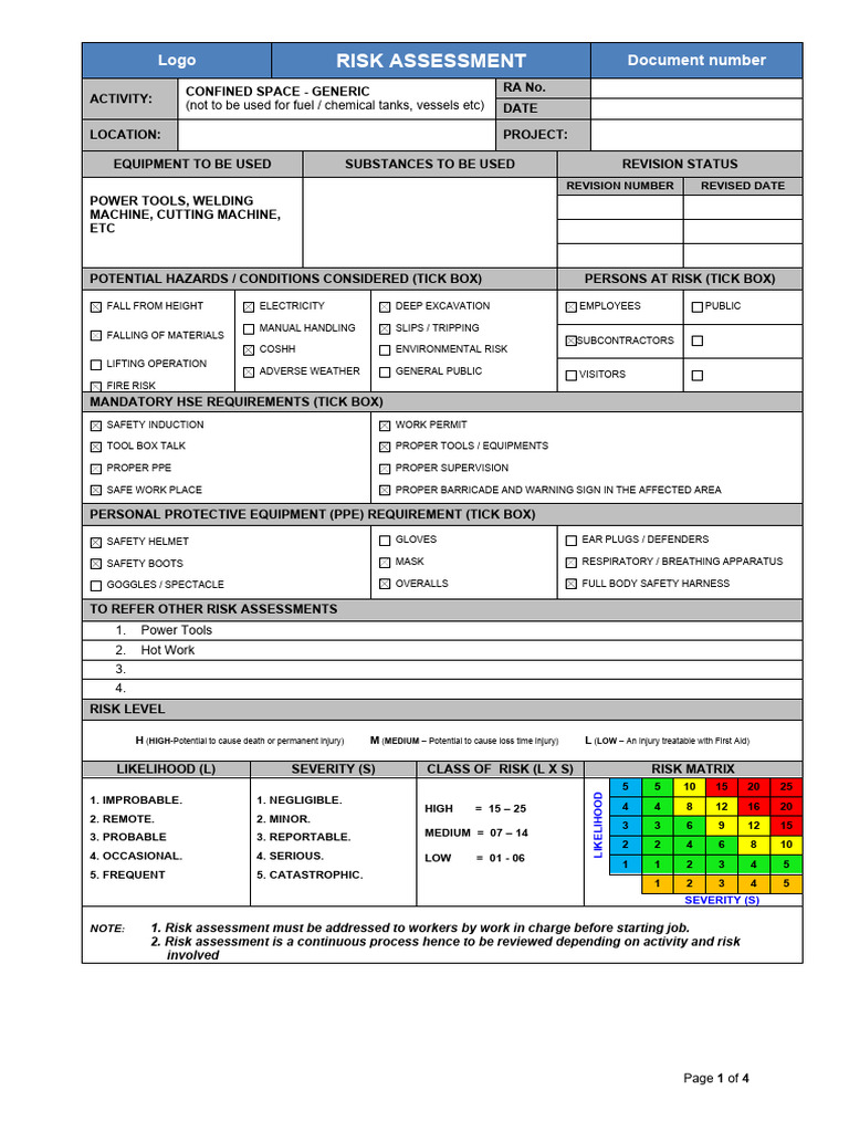 Confined Space Entry | PDF | Safety | Occupational Safety And Health