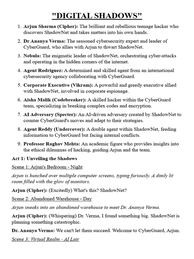 DIGITAL SHADOWS | PDF | Encryption | Security