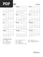 Months of the Year in Setswana | PDF | Calendar