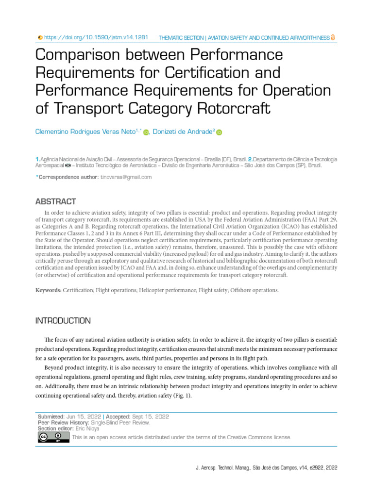 Comparison Between Performance | Download Free PDF | Federal Aviation ... Comparison Between Performance | Download Free PDF | Federal Aviation ...