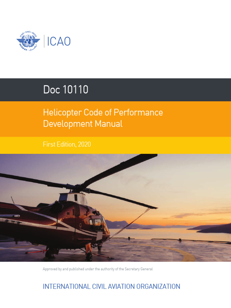 Helicopter Code of Performance Development Manual | PDF | Takeoff ...