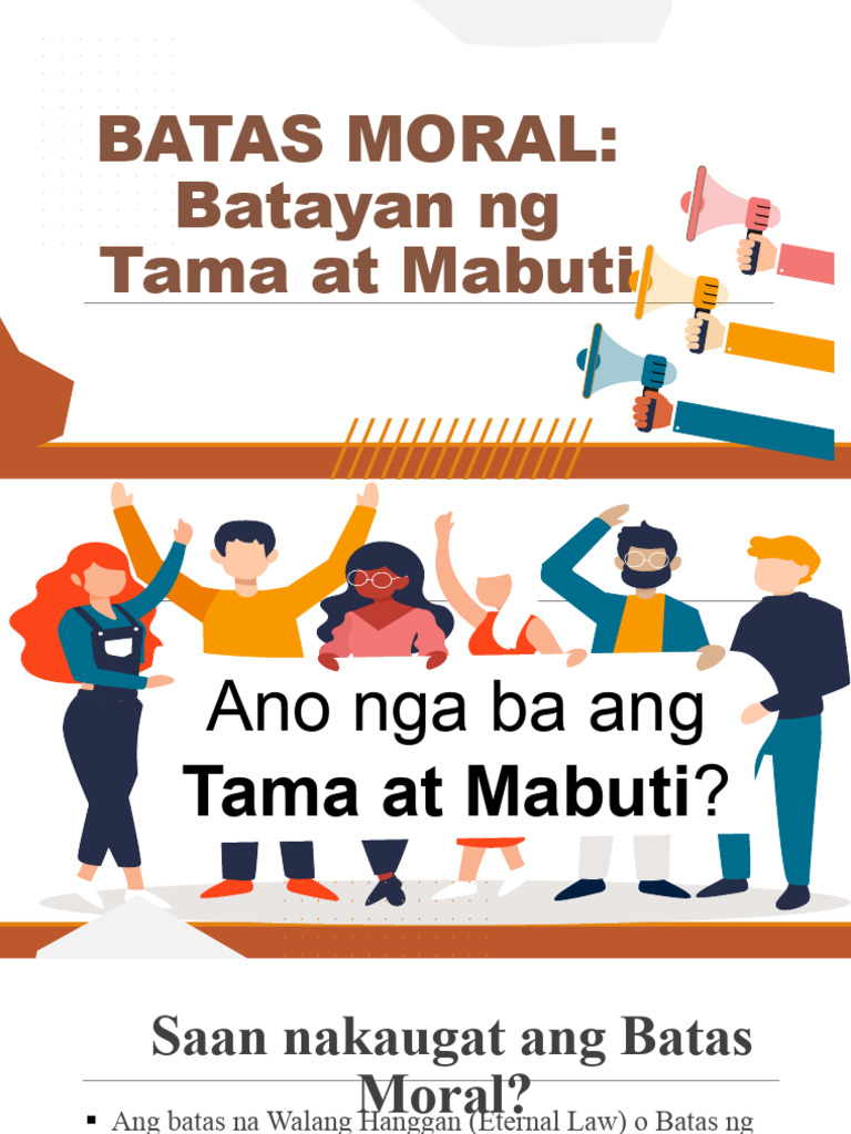 Batas Moral (Tama at Mabuti) | PDF