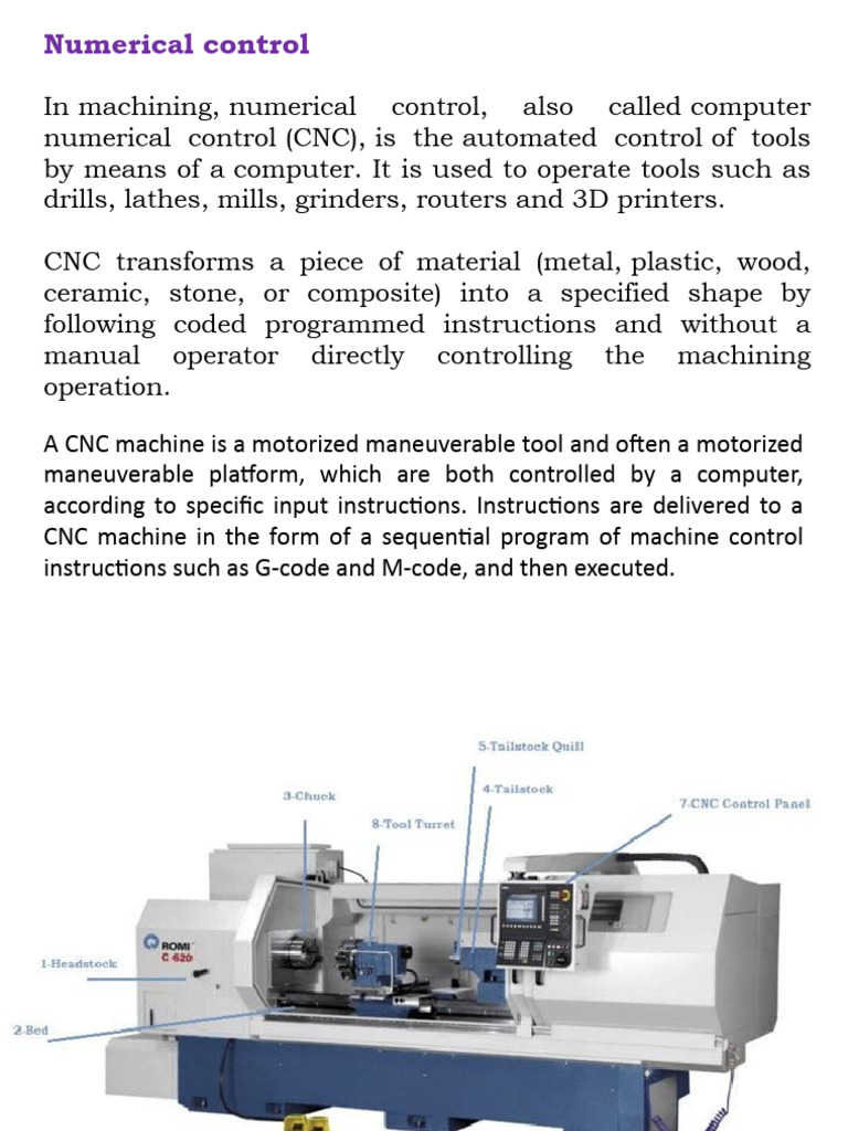 Numerical Control | PDF | Numerical Control | Machines