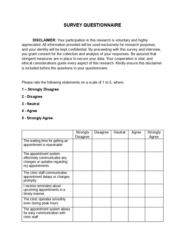 Dental Patient Satisfaction Survey | PDF
