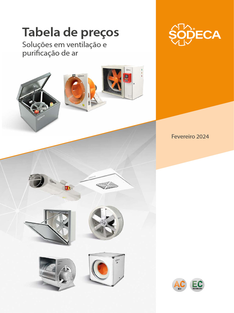 SODECA Tabela Precos 2024 PT | PDF | Economias