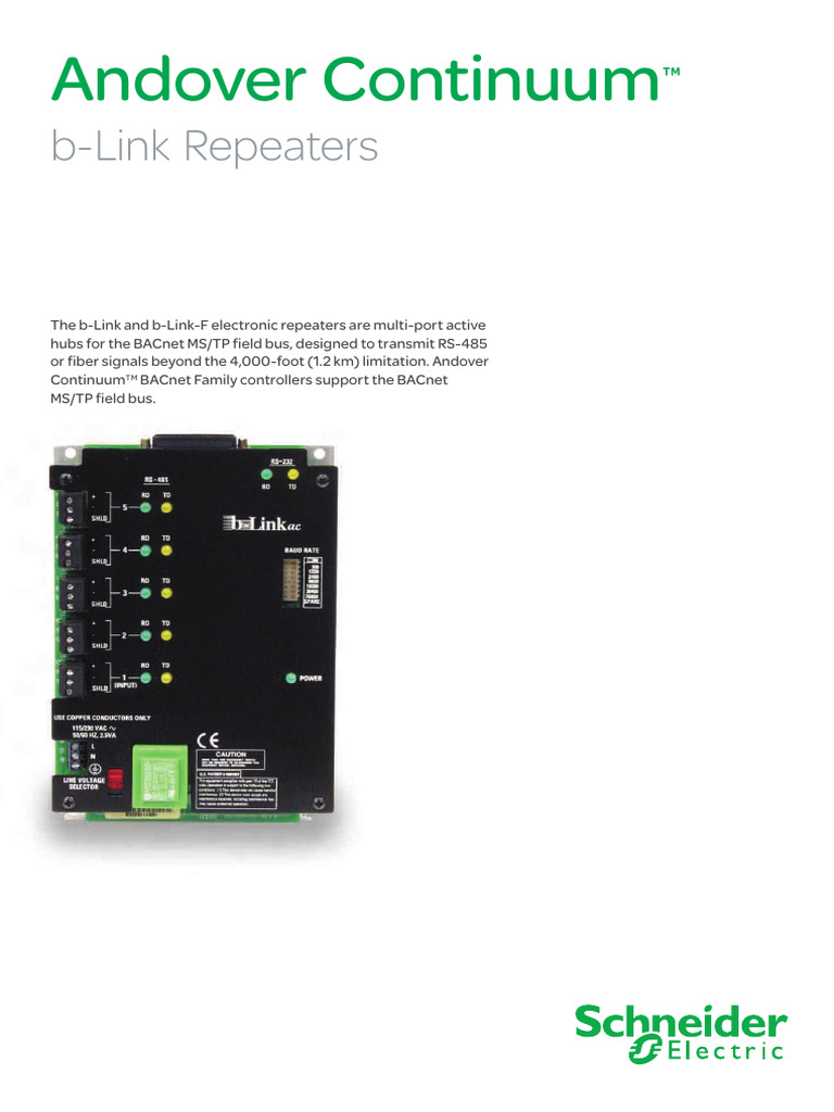 B Link - Repeater 7.10 | PDF | Network Topology | Alternating Current