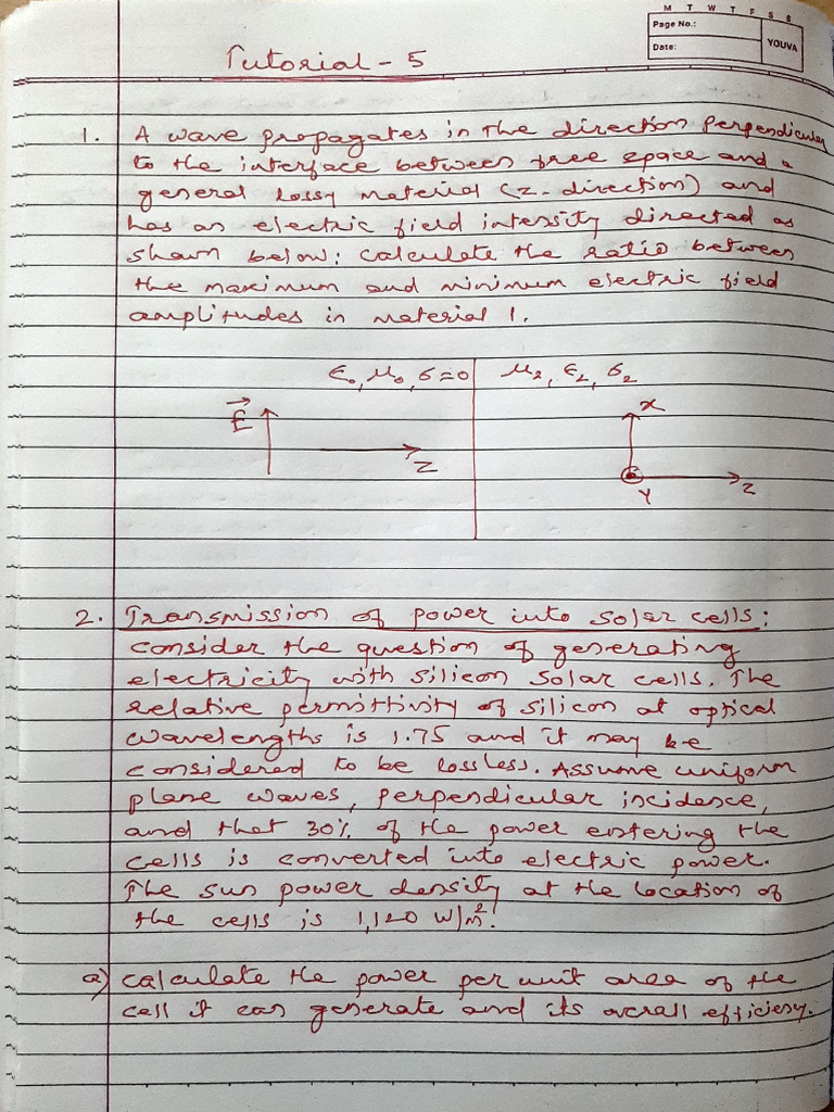 Tutorial (1-6 April2024) | PDF