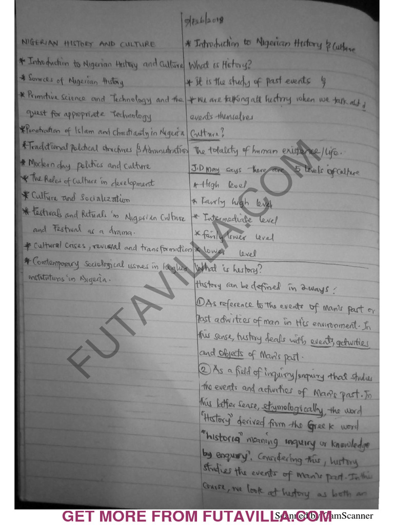 GNS203 Complete Note | PDF