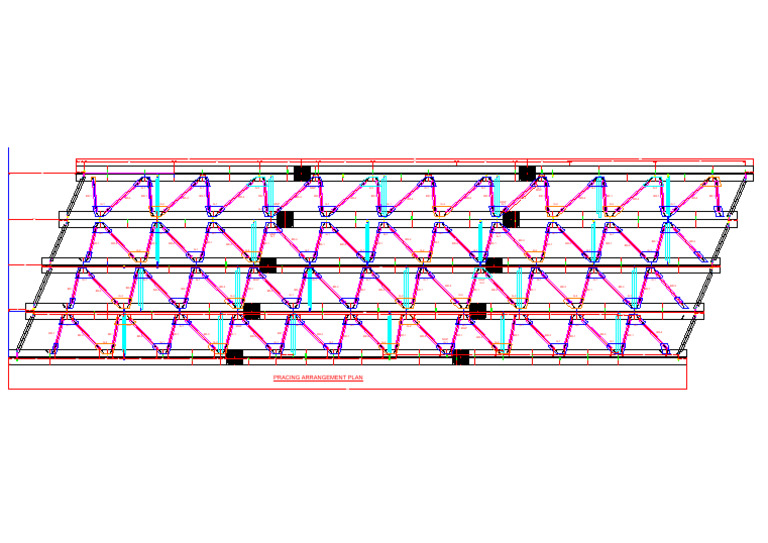 BRACING ARRANGEMENT PLAN (1) - Model | PDF
