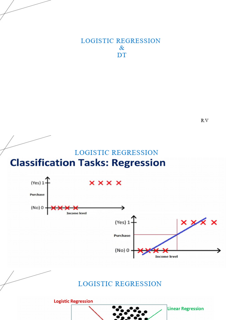 Lecture 07 - Logistic - Regression - DT | PDF